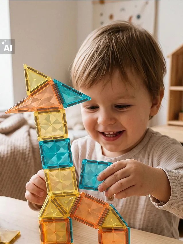 Sinsay - Hračka – Magnetické stavební kostky - vícebarevná
