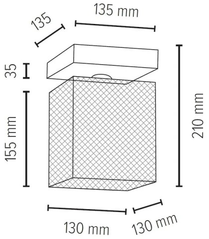 Spot-Light 8175174 - Stropní svítidlo NORMAN WOOD 1xE27/25W/230V matný dub