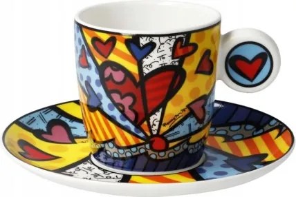 Šálky na espresso A New Day 100 ml Romero Britto Goebel