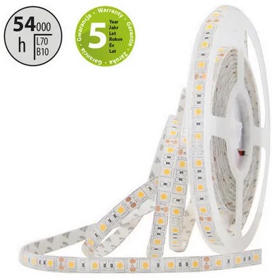 LED pásek McLED 12V teplá bílá š=10mm IP54 14,4W/m 60LED/m SMD5050 ML-121.607.60.0