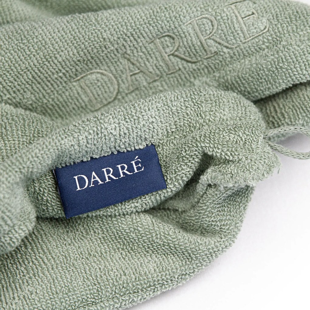 Bavlněný froté turban do sauny a wellness Comfort olivový