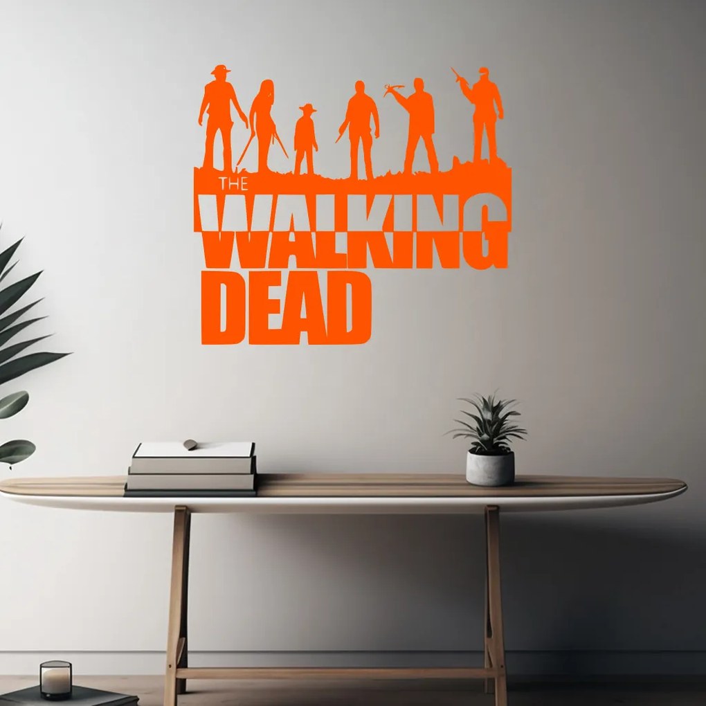 Živá Zeď Samolepka na zeď The Walking Death Barva: černá