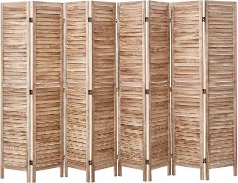 Dřevěný dělič pokojů Dřevěná zástěna 8 Panel pro oddělení místností v domácí