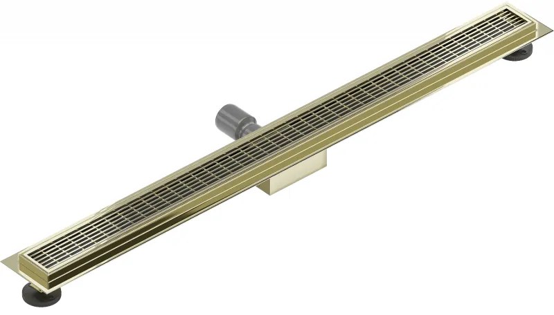 Mexen Flat M33 nerezový sprchový žlab 100 cm, zlatá, 1533100-15