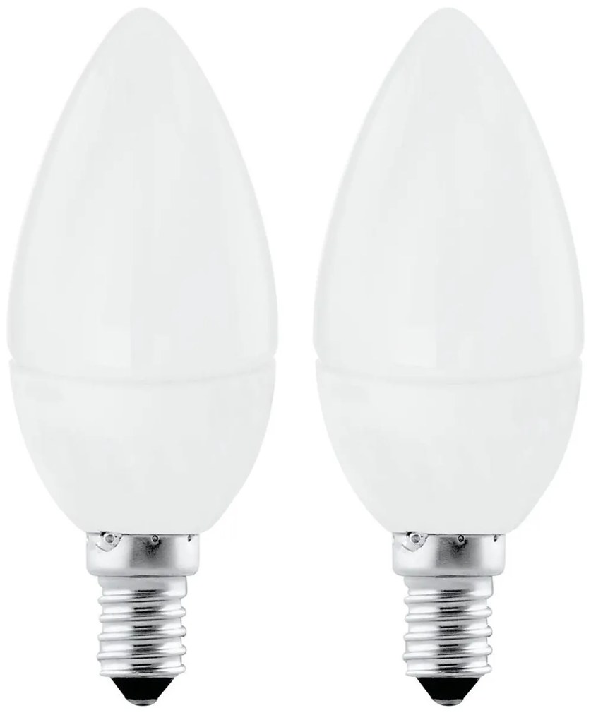 Sada 2 x LED žárovka, E14, 4 W, teplá bílá Eglo EGLHTEN 10792