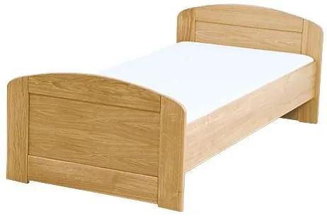 Texpol Dřevěná postel Petra - oblé čelo