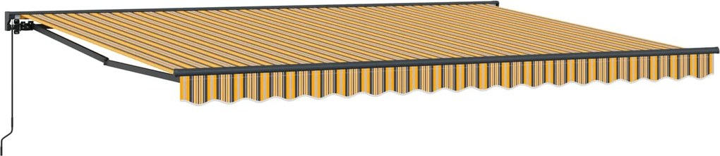 Rám markýzy Žlutá a Šedá 450 × 300 cm 3330953