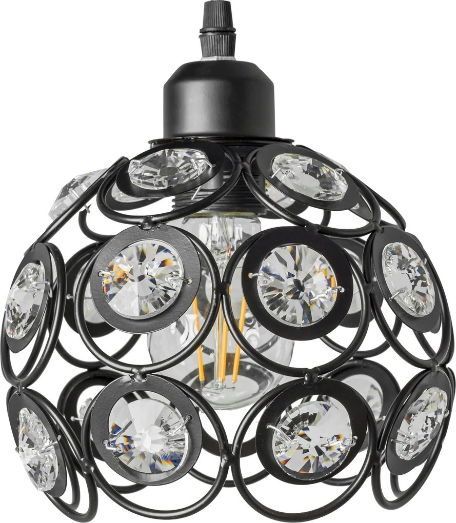 Toolight - Závěsné svítidlo Edison 3xE27 APP209-3CPR, černá, OSW-30002