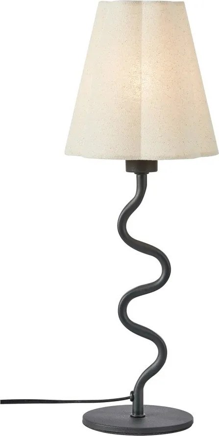 Béžová kovová stolní lampa s textilním stínidlem (výška 41 cm) Veya – Markslöjd Biano.cz