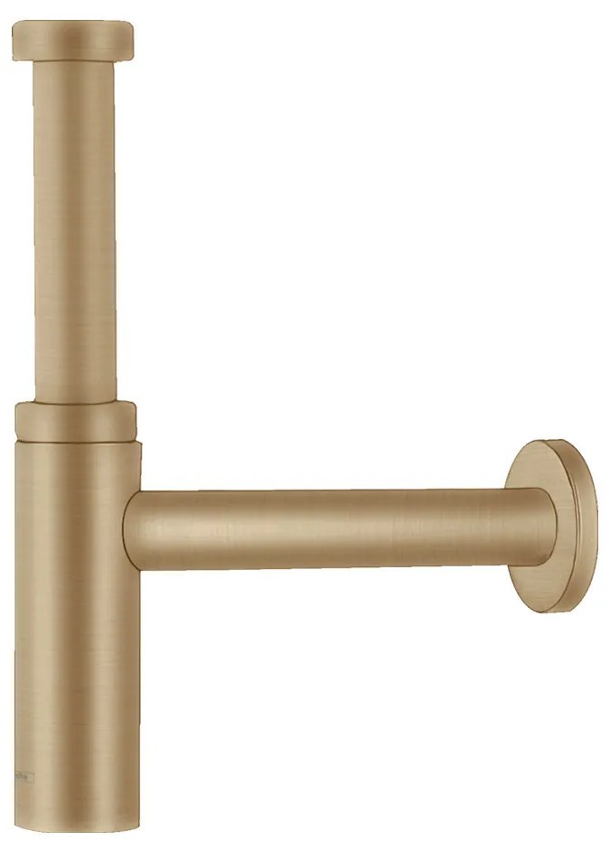 Hansgrohe Flowstar S, designový sifon, kartáčovaný bronz, HAN-52105140