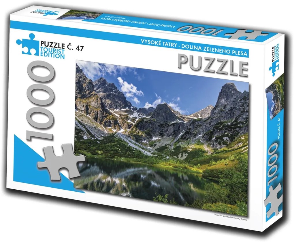 Puzzle tourist edition puzzle vysoké tatry, dolina zeleného plesa 1000 dílků (č.47)