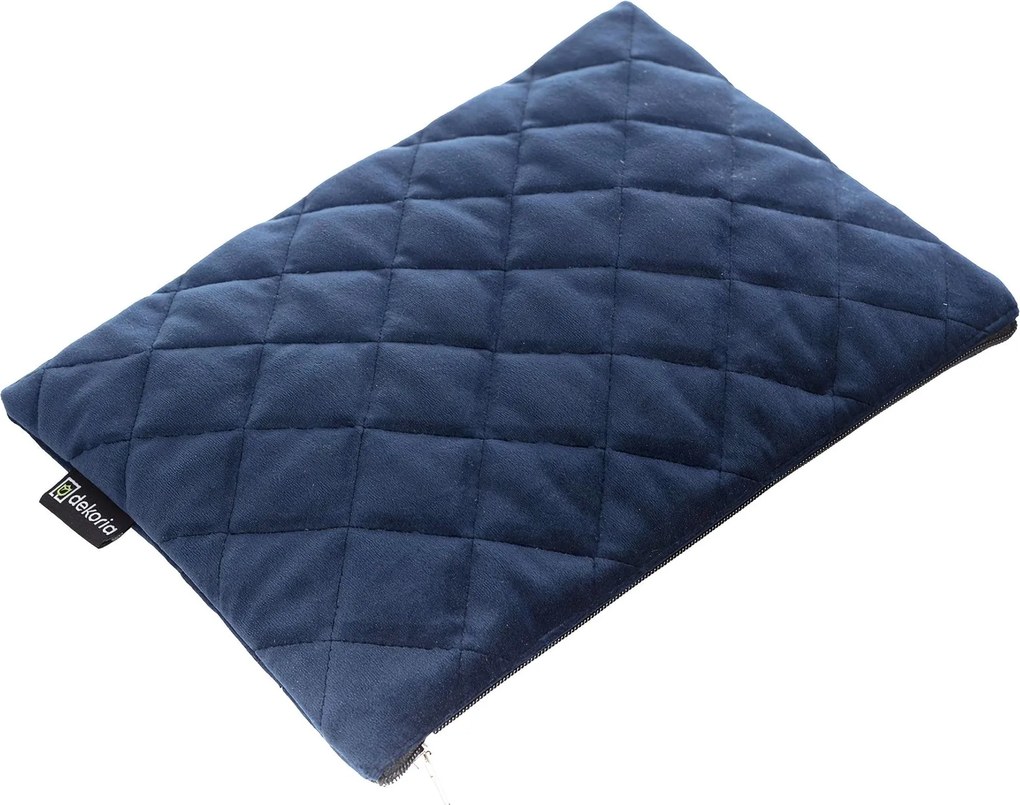 Pouzdro na tablet Velvet barva tmavě modrá látka lesklé, sametová