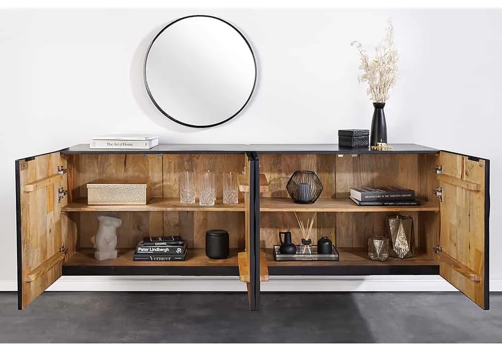 Massive home | Závěsná komoda Scorpion 180cm mango black