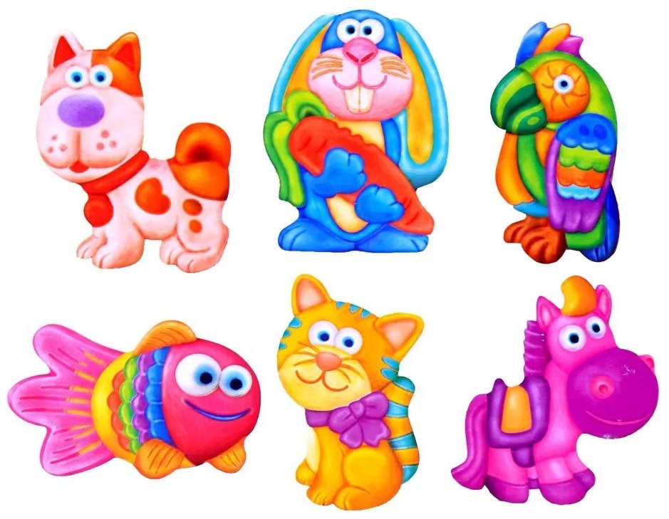 Color day Kreativní sada Vyrob si sám magnetky zvířátka DIY