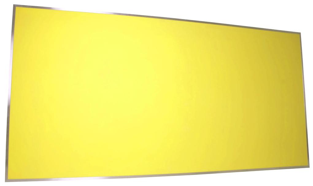 VYLEN Pěnová nástěnka s hliníkovým rámem 200 x 100 cm Barva: 00 Bílá
