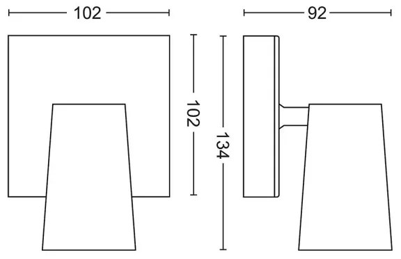 Philips 50571/31/PN - Bodové svítidlo MYLIVING PAISLEY 1xGU10/5,5W/230V