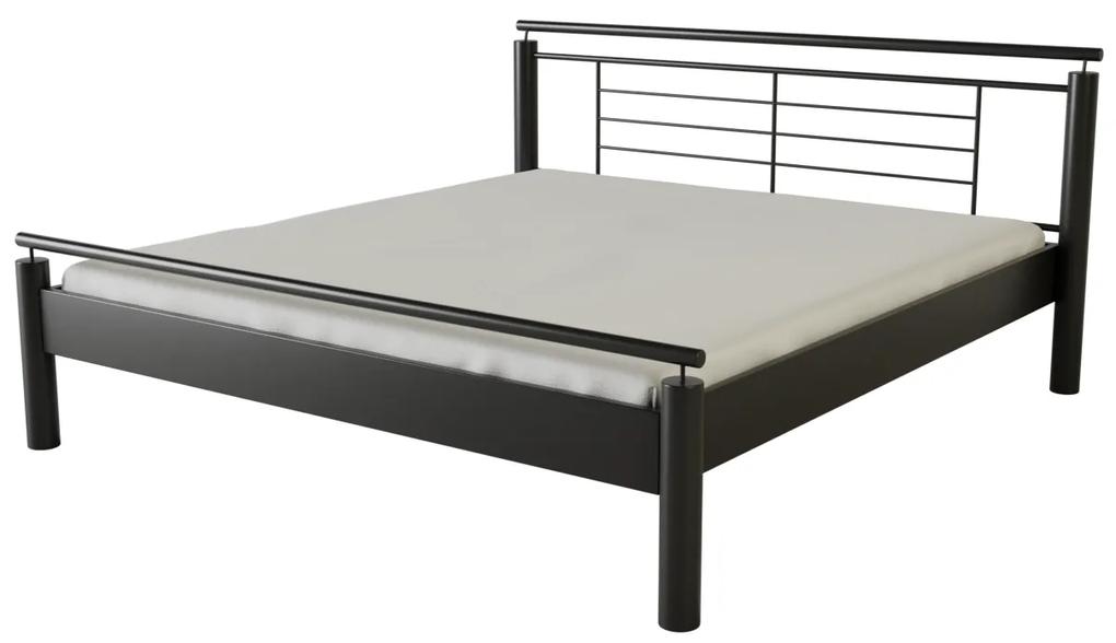 Nábytek ATIKA s.r.o. Kovová postel LUNA Povrchová úprava: černá, Rozměr: 80 x 200 cm