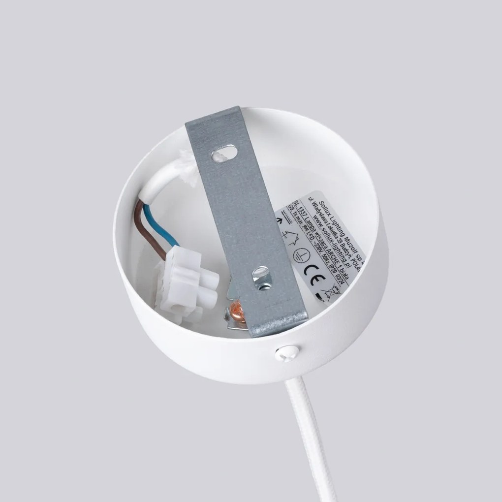 Sollux Lighting Závěsné svítidlo ARCHE 1 bílé