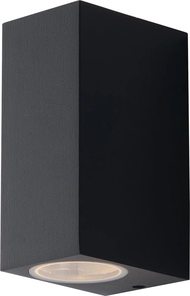 FAN I-QUBO-AP2 ANT Venkovní nástěnné svítidlo Qubo antracitové, 2xGU10, IP54, 15,1 x 9,3 x 6,7 cm - FANEUROPE