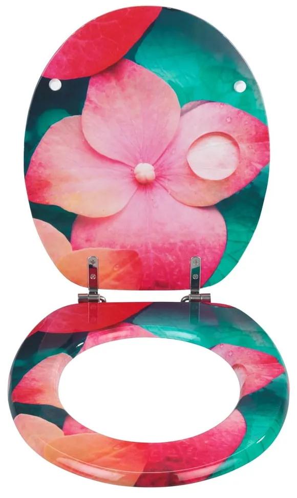 Záchodové prkénko 37,5 x 44 cm Flower – Allstar