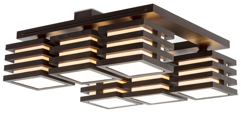 Light for home - Lustr přisazený ke stropu 11506 "HOUSTON", 6x40W, E27, Wenghe