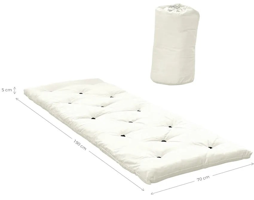Zelená futonová matrace 70x190 cm Bed In a Bag Olive – Karup Design