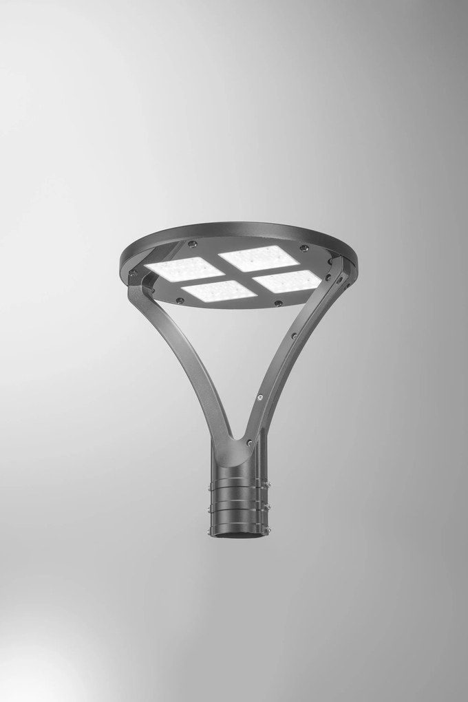 FAN LED-VILLA-100M Venkovní LED svítidlo Villa (šedé, kov) 100 W, 15 000 lm, 4000 K, 420 x 547 mm - FANEUROPE