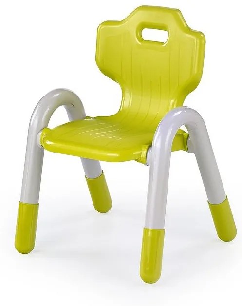 Dětská židle Kimi 1 - zelená, PVC, zelená