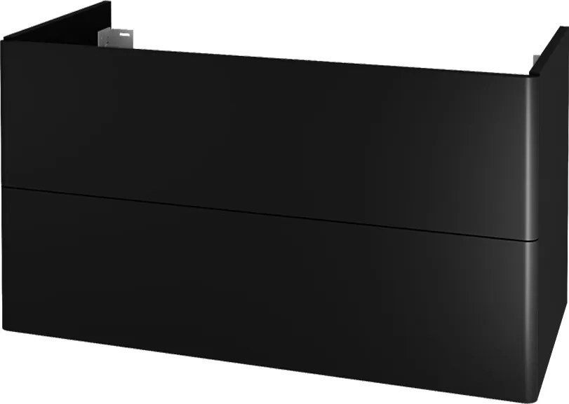 Mereo Mereo, Siena, koupelnová skříňka 100 cm, bílá, antracit, černá , multicolor - RAL lesk nebo RAL mat, CN442S