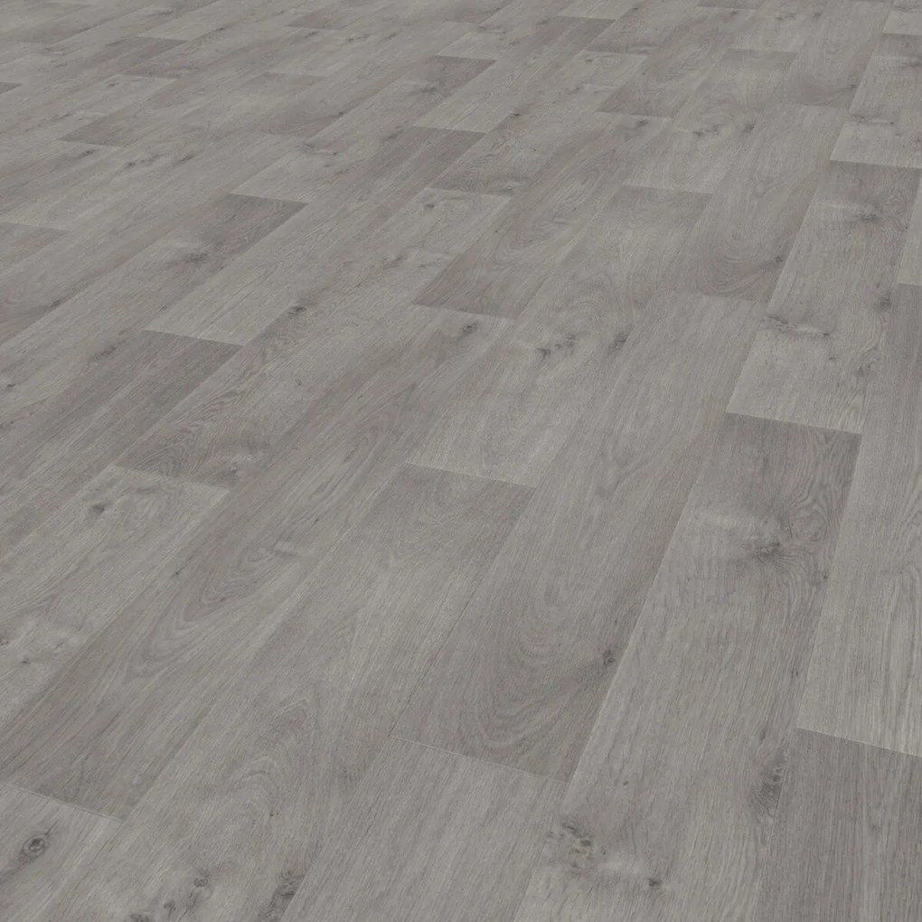 Gerflor, PVC podlaha - lino AladinTex Ultra 1751 Pure Oak grey, na míru, šíře 4m, šedá, filc, chodba / předsíň