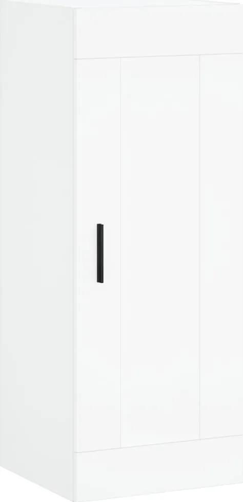 vidaXL Skříň highboard 34,5 x 34 x 180 cm kompozitní dřevo [3200145] Barva: Černá