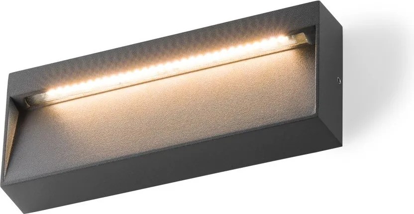 LED2 5130634D LED2 Venkovní nástěnné svítidlo STEP ON Q L, A DALI/PUSH 6W 3000K antracit - LED2 Lighting