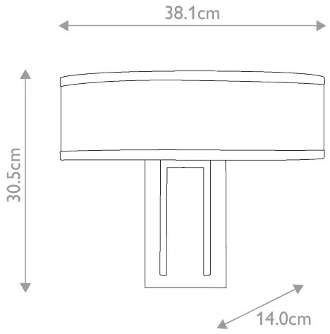 Hinkley HK-HAMPTON2-BB - Nástěnné svítidlo HAMPTON 2xE14/40W/230V zlatá