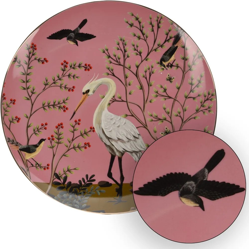 Porcelánový talíř Ashley 4, (fi) 26 cm, vícebarevný