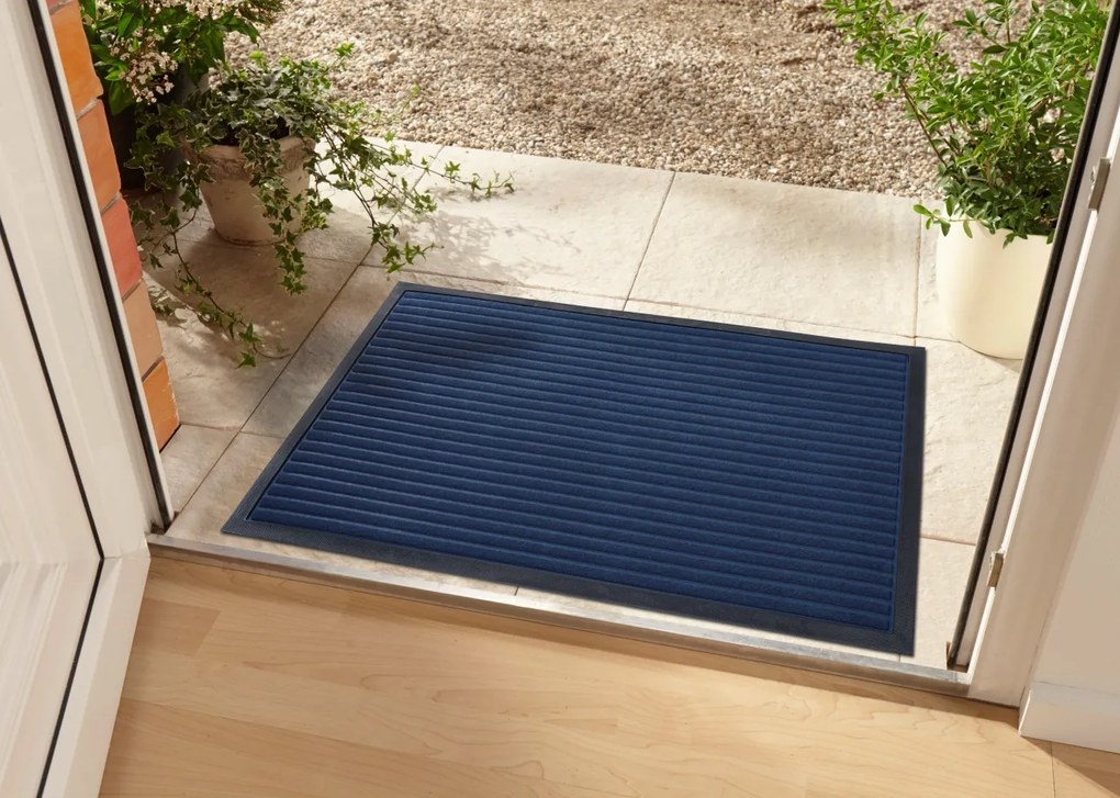 Hanse Home Collection koberce Rohožka Mix Mats Striped 105653 Blue ROZMĚR: 60x90