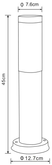 Globo 3158A - Venkovní lampa BOSTON 1xE27/23W/230V