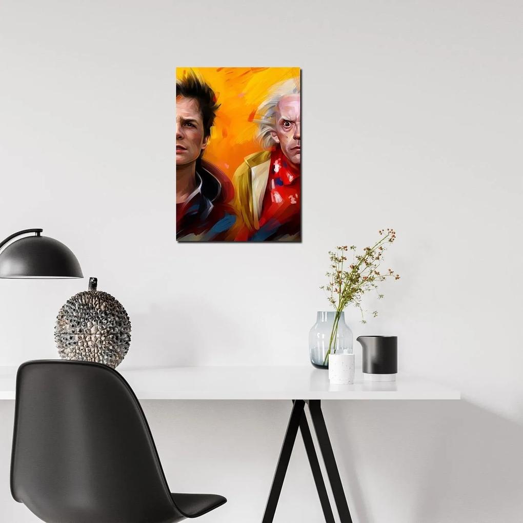 Gario Obraz na plátně Návrat do budoucnosti, Dr. Emmett a Marty - Dmitry Belov Rozměry: 40 x 60 cm