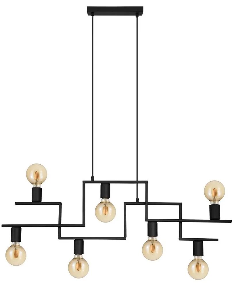 Eglo 43365 - Lustr na lanku FEMBARD 7xE27/60W/230V