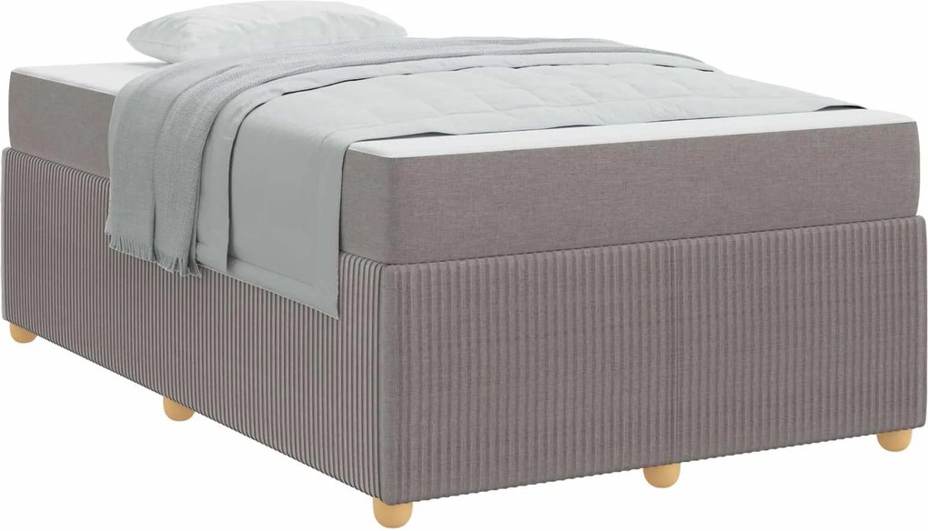 Rám postele Taupe 120 x 190 cm textil 3398370