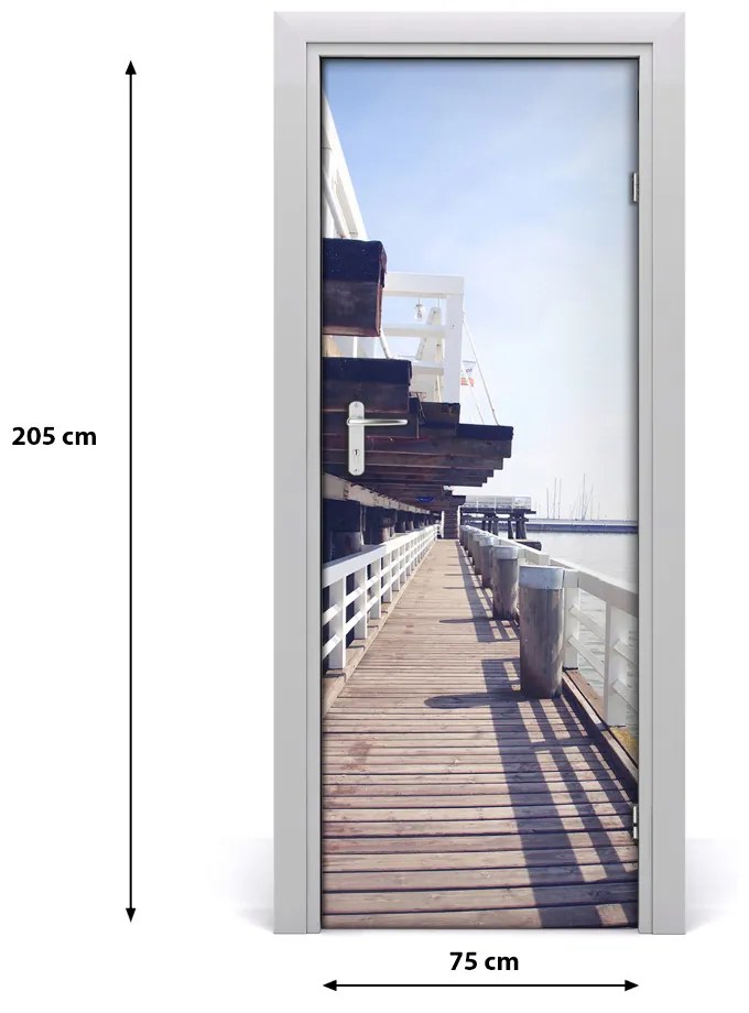 Fototapeta samolepící na dveře Molo Sopot 75x205 cm