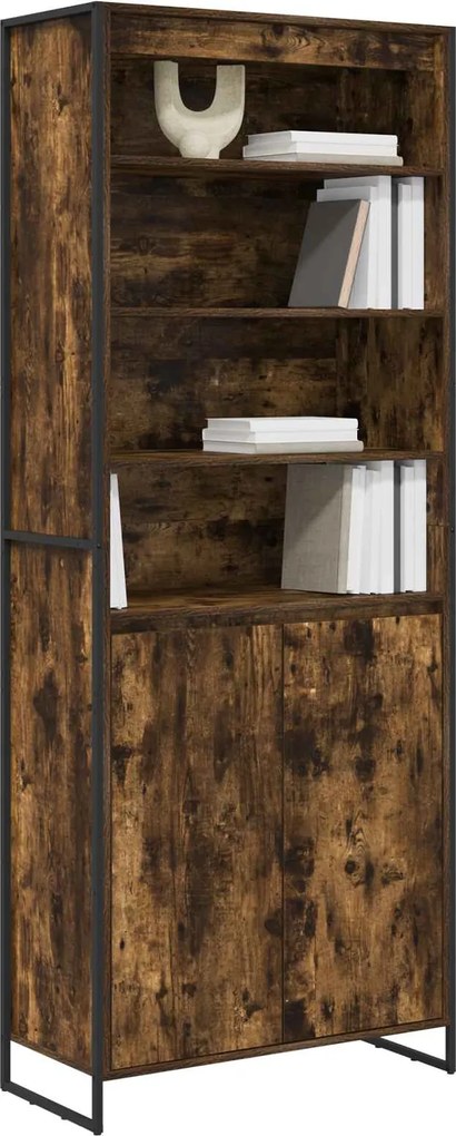 Vysoké skříně Kouřový dub 79 x 36 x 200 cm Kompozitní dřevo 3403042