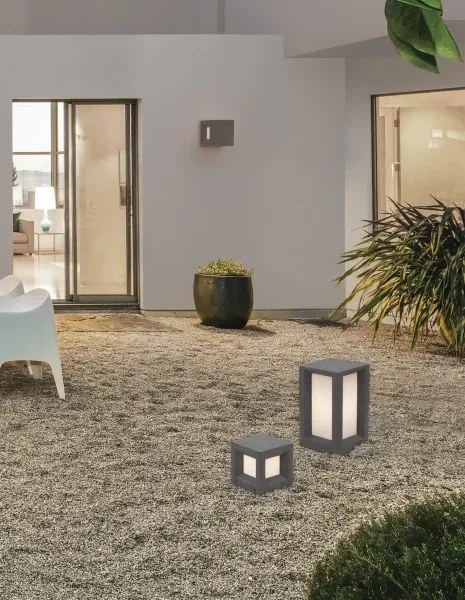 Venkovní zahradní lampa Castro 20 tmavě šedé