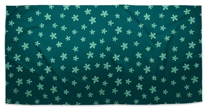 Ručník SABLIO -  Zelené hvězdy 70x140 cm