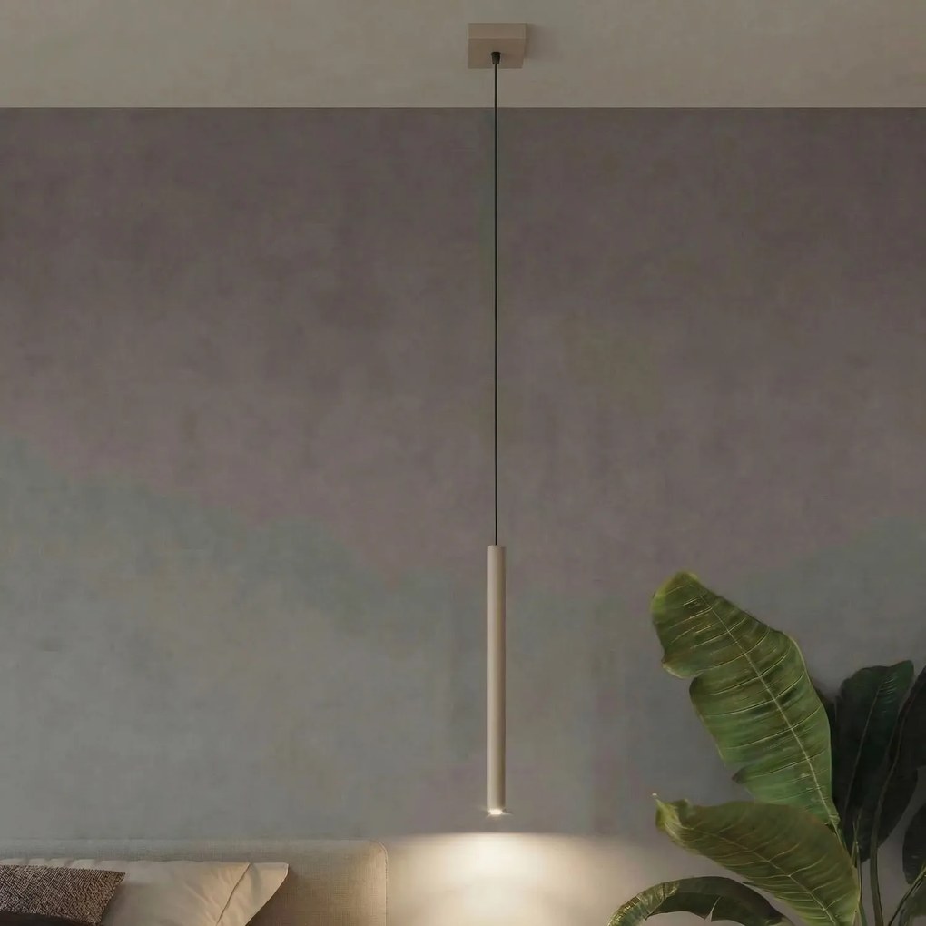 Sollux Lighting Závěsné svítidlo PASTELO 1 šedobéžové