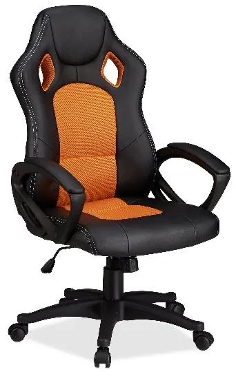 Herní židle k PC > varianta oranžová