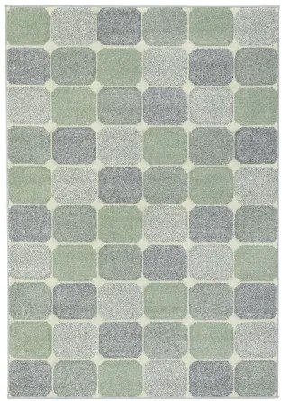Koberce Breno Kusový koberec PORTLAND 172/RT4G, Zelená, Vícebarevné, 120 x 170 cm