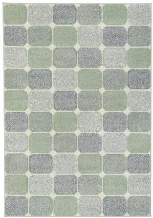 Koberce Breno Kusový koberec PORTLAND 172/RT4G, Zelená, Vícebarevné, 133 x 190 cm