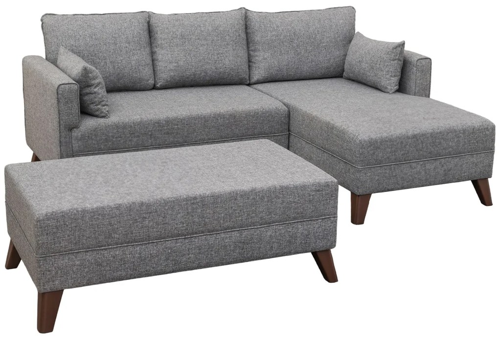 Atelier del Sofa Rohová sedací souprava Bella Corner Sofa Right 2, Šedá