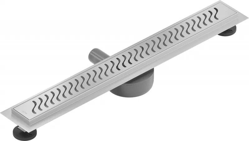 Mexen Flat 360° M09 rotační lineární odtok 70 cm, chrom - 1028070-40