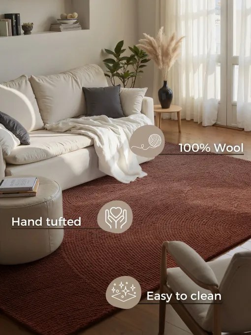 Koberec Hanse Home Calmio hnědý